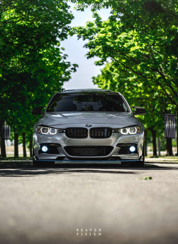 2013 BMW 328i XDrive with 19x8.5 35 Dai Alloys AKUMA and 245/35R19 ...