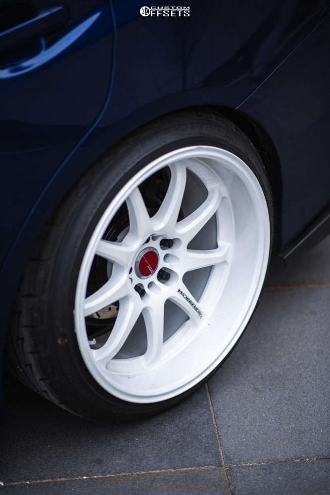 2016 Subaru WRX with 18x10 18 Work Emotion D9r and 225/40R18 Firestone ...