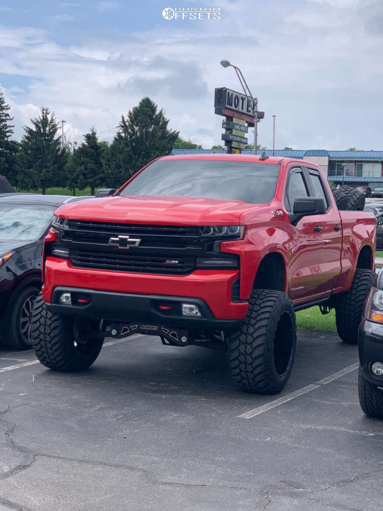 2019 Chevrolet Silverado 1500 with 22x14 -76.2 TIS 544BM and 37/13.5R22 AMP Mud Terrain Attack ...