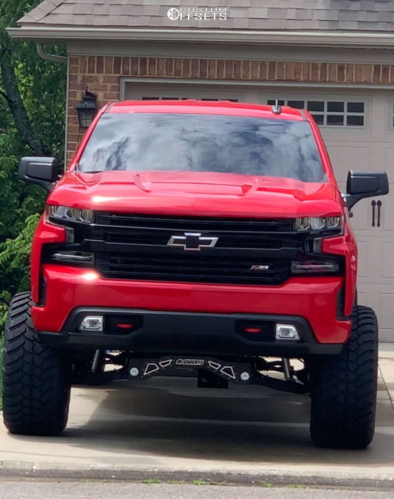 2019 Chevrolet Silverado 1500 with 22x14 -76.2 TIS 544BM and 37/13.5R22 AMP Mud Terrain Attack ...