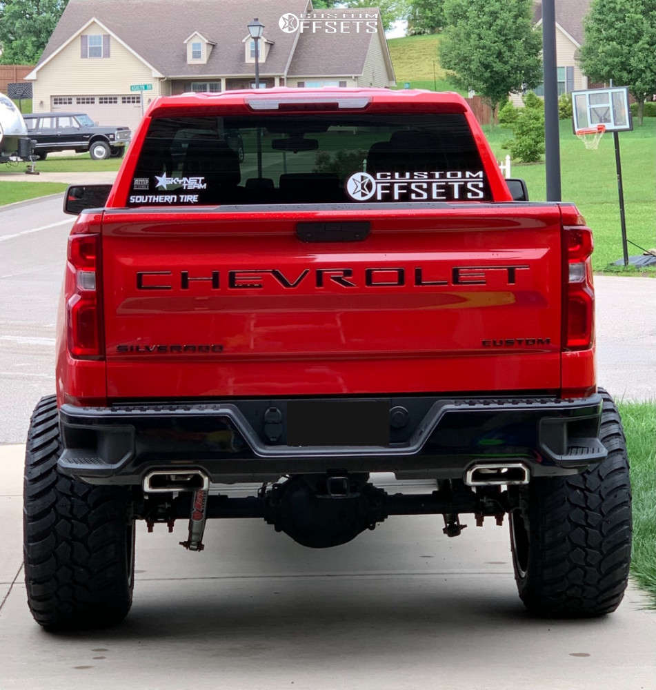 2019 Chevrolet Silverado 1500 with 22x14 -76.2 TIS 544BM and 37/13.5R22 AMP Mud Terrain Attack ...