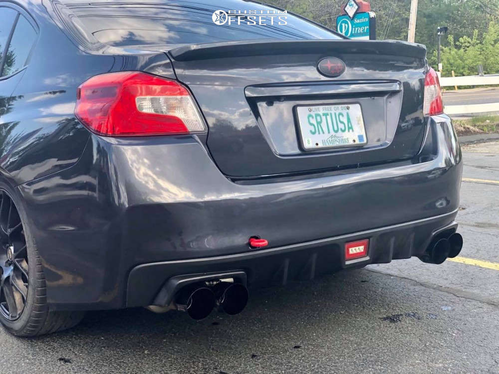 2015 Subaru WRX with 18x8 45 Enkei Raijin and 235/40R18 Hankook Ventus ...