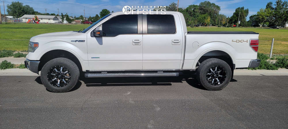 2014 Ford F-150 with 18x10 -24 Moto Metal Mo970 and 275/65R18 Cooper ...