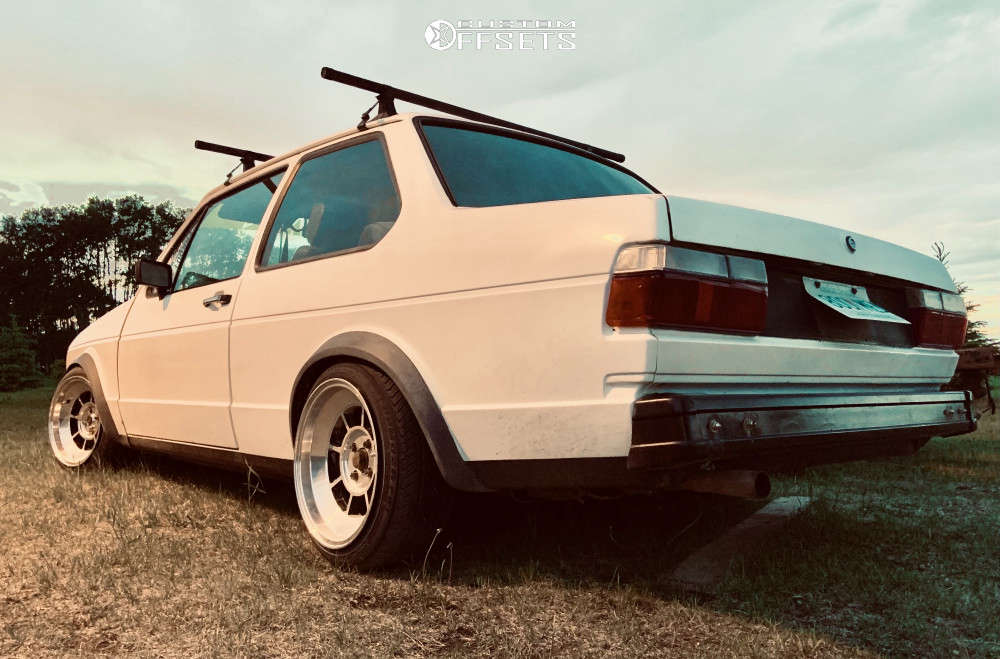 1983 Volkswagen Jetta with 15x8 Rota Shakotan and 165/55R15 Federal ...