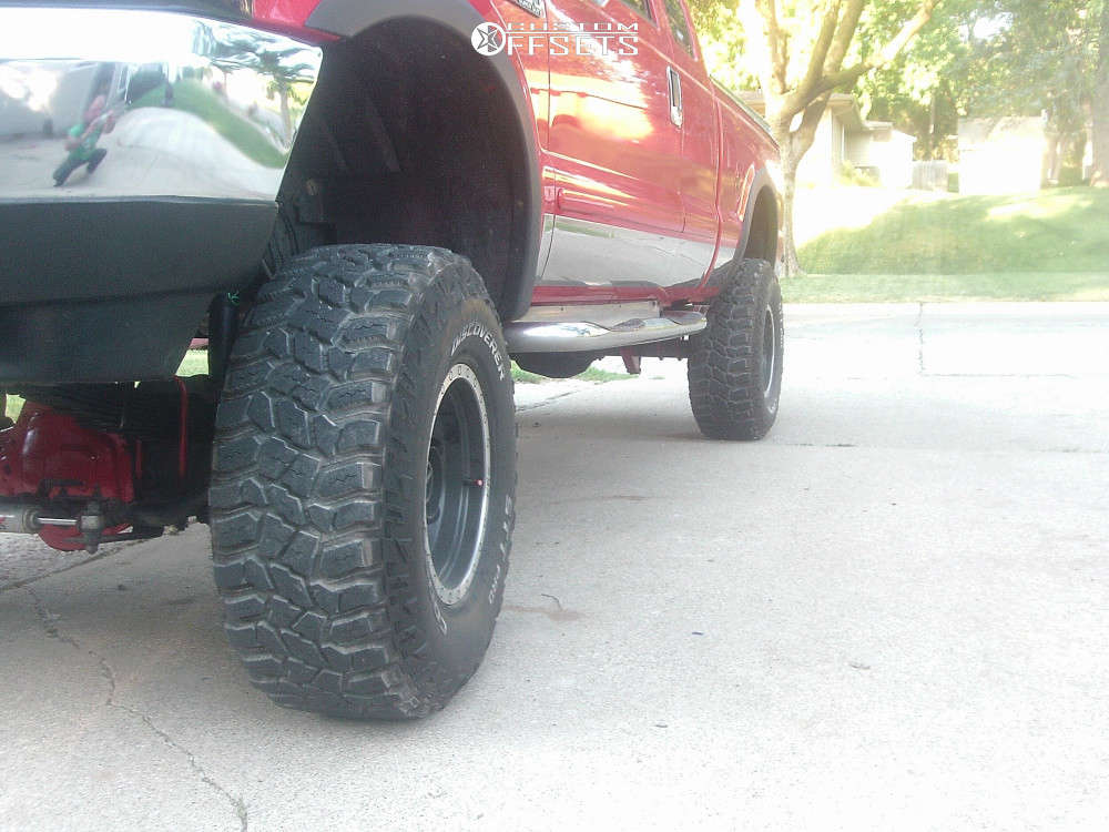 2003 Ford F-250 Super Duty with 17x12 -38 Mickey Thompson Bullet Hole ...
