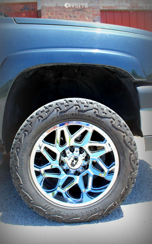 2003 Chevrolet Silverado 2500 HD with 20x10 -25 Vision Spyder and 285 ...