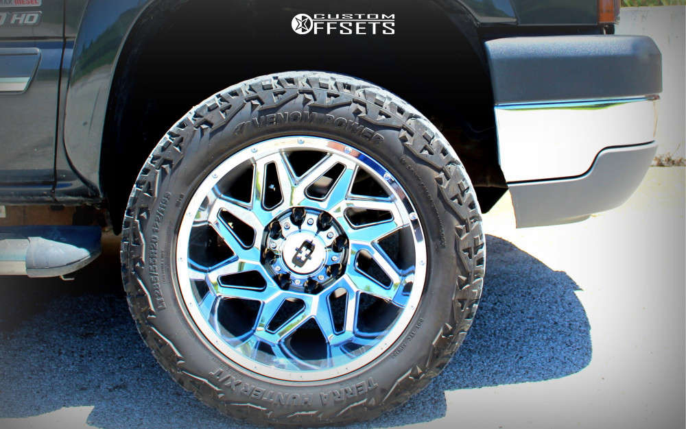 2003 Chevrolet Silverado 2500 HD with 20x10 -25 Vision Spyder and 285 ...