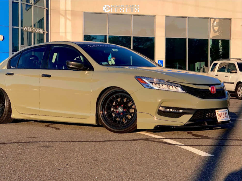 2016 Honda Accord with 19x9.5 22 ESR Cs3 and 235/35R19 Lexani Lx-307 ...