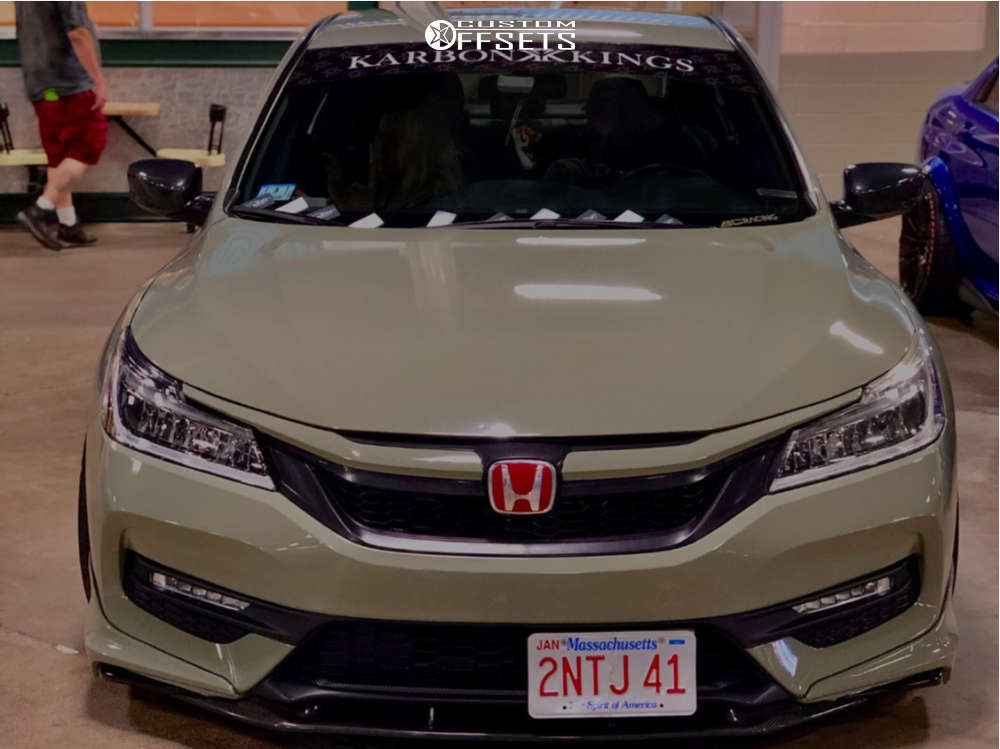 2016 Honda Accord with 19x9.5 22 ESR Cs3 and 235/35R19 Lexani Lx-307 ...