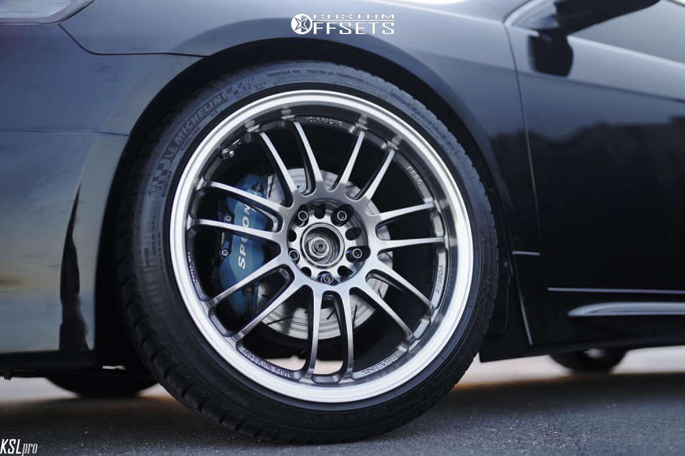 2006 Acura TSX with 18x9 38 Volk Re30 and 255/35R18 Michelin Pilot Sport and Coilovers | Custom ...