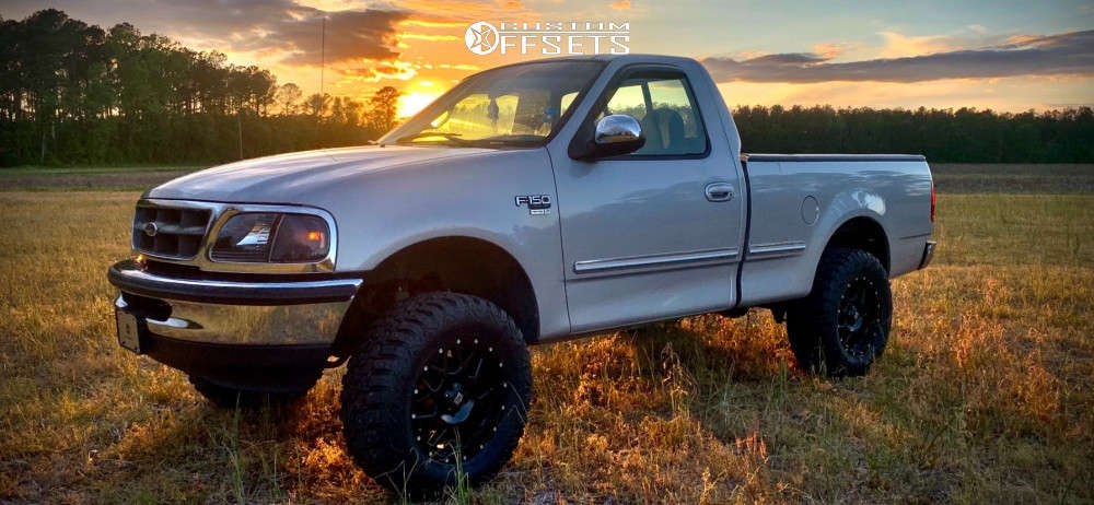 1998 Ford F-150 with 18x9 12 XD Xd133 and 33/12.5R18 RBP Repulsor Mt Rx ...