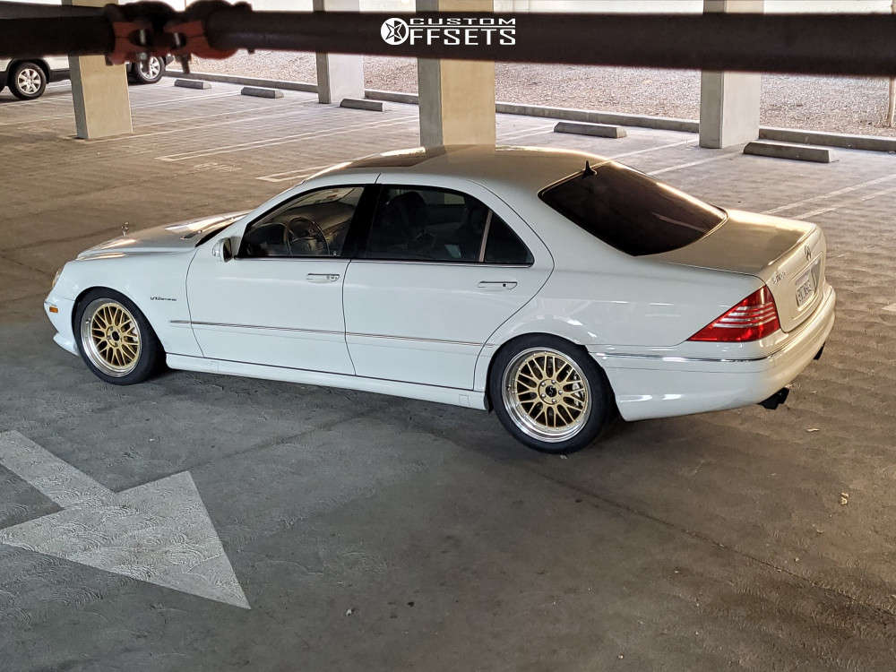 2004 Mercedes-Benz S600 with 19x8.5 30 JNC Jnc005 and 245/40R19 Toyo ...