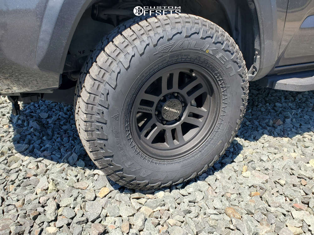 2016 Toyota Tacoma with 16x8 Vision Manx 2 Overland and 31/8.5R16 ...