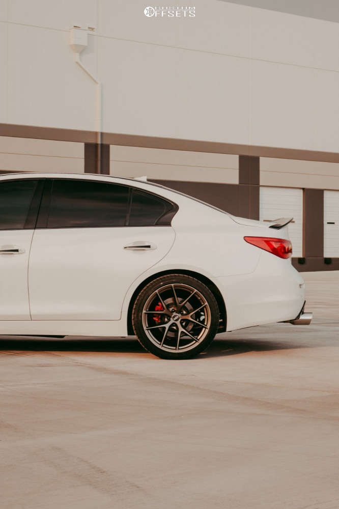 2015 INFINITI Q50 with 19x9.5 35 ESR Rf2 and 255/35R19 Achilles Atr ...