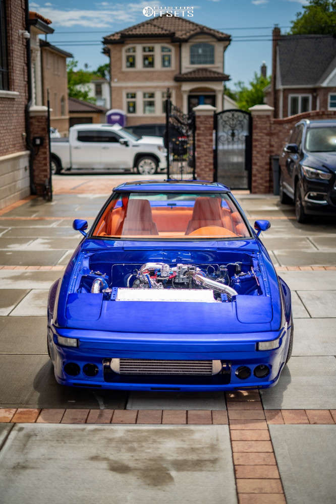 1985 Mazda RX-7 with 18x12.5 0 BBS Rs and 235/35R18 Michelin Super ...