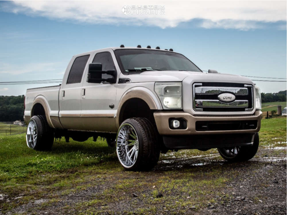 2012 Ford F-250 Super Duty with 24x14 -72 Tuff T2a and 33/12.5R24 ...