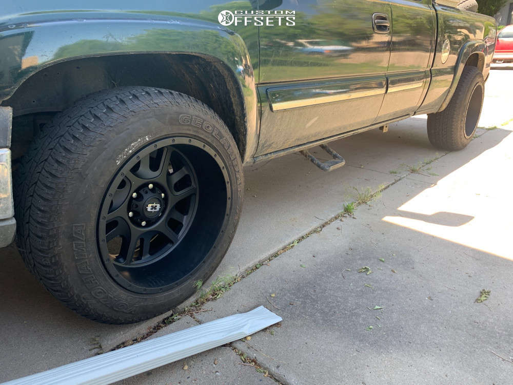 2004 Chevrolet Silverado 1500 with 20x12 -51 Vision Split and 25/11 ...