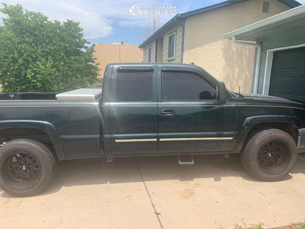 2004 Chevrolet Silverado 1500 with 20x12 -51 Vision Split and 25/11 ...
