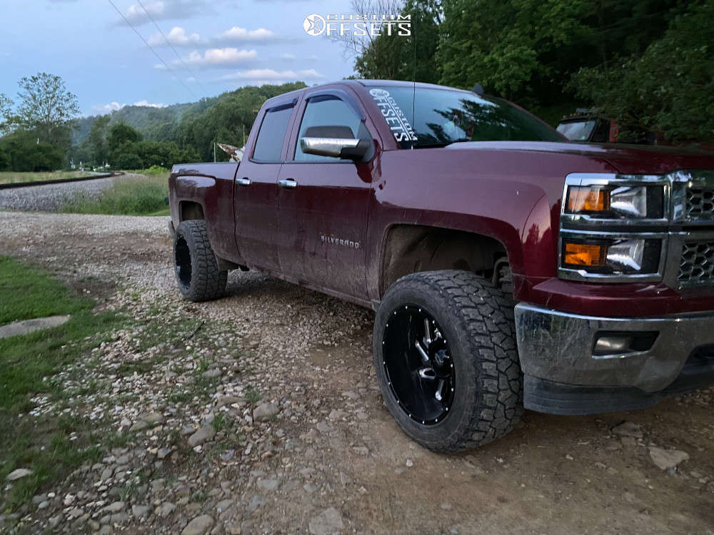 2014 Chevrolet Silverado 1500 with 20x12 -51 Vision Spyder and 305 ...