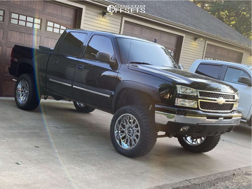 2006 Chevrolet Silverado 1500 with 22x10 -19 Vision Rocker 412 and 35/ ...