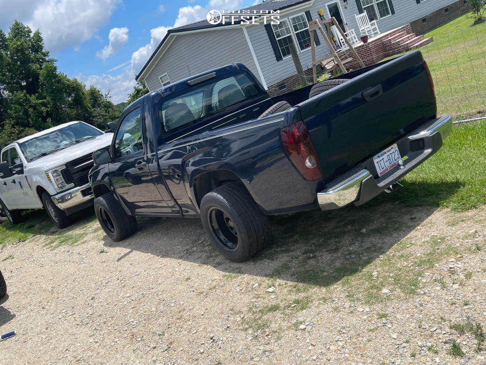 2008 Chevrolet Colorado with 15x10 -38 Bart Wheels Super Trucker and 25 ...