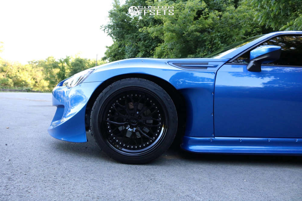 2014 Subaru BRZ with 18x9.5 -40 ESR Lt20 and 245/40R18 Nitto Nt555r and ...