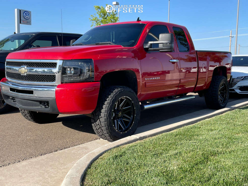 2010 Chevrolet Silverado 1500 with 20x10 -12 Wicked Offroad W901 and 33 ...