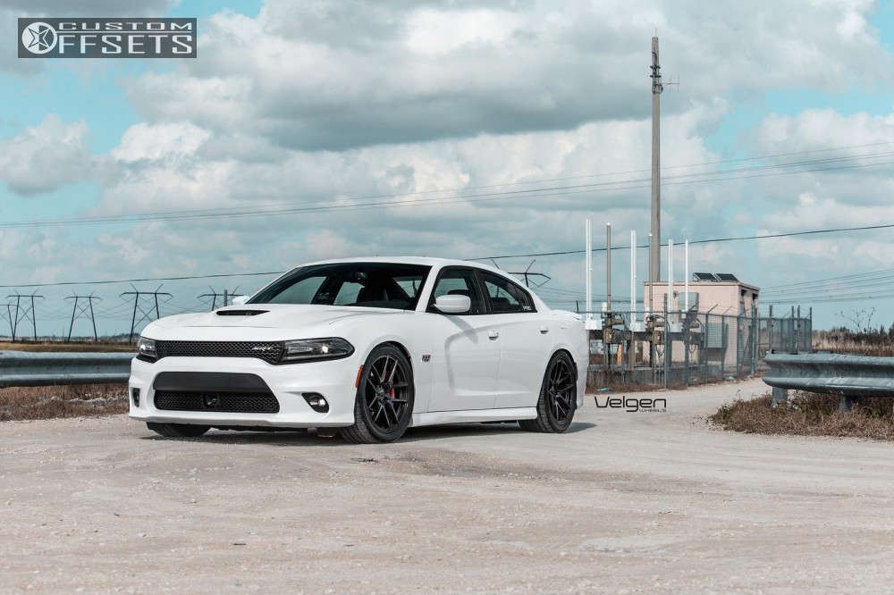 2016 Dodge Charger with 20x9 20 Velgen Vmb5 and 275/40R20 Nitto Motivo ...