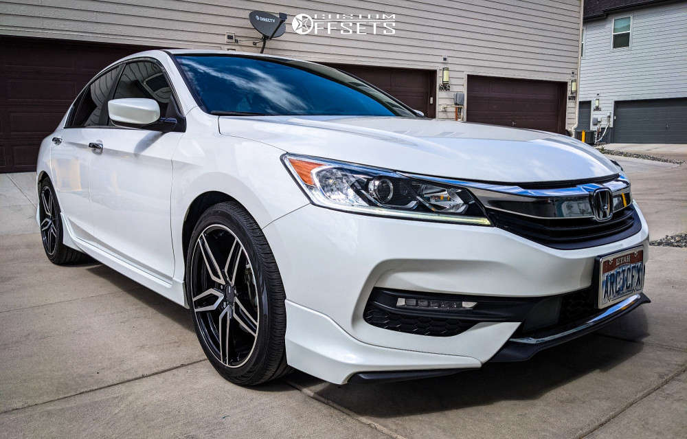 2017 Honda Accord with 19x8 45 Enkei Victory and 235/40R19 Continental ...
