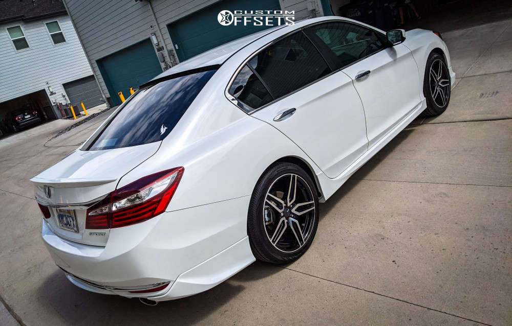 2017 Honda Accord with 19x8 45 Enkei Victory and 235/40R19 Continental ...