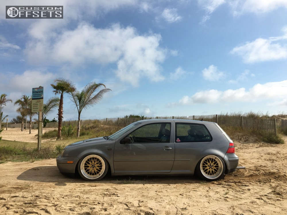 2003 Volkswagen Golf with 18x8.5 30 STR 601 and 205/40R18 Achilles Atr ...