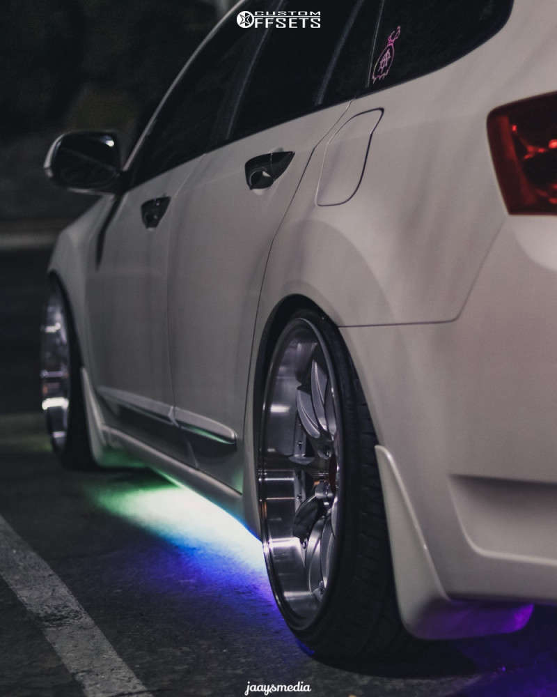 2011 Acura TSX with 19x9.5 22 Aodhan Ds07 and 215/35R19 Delinte D7 ...