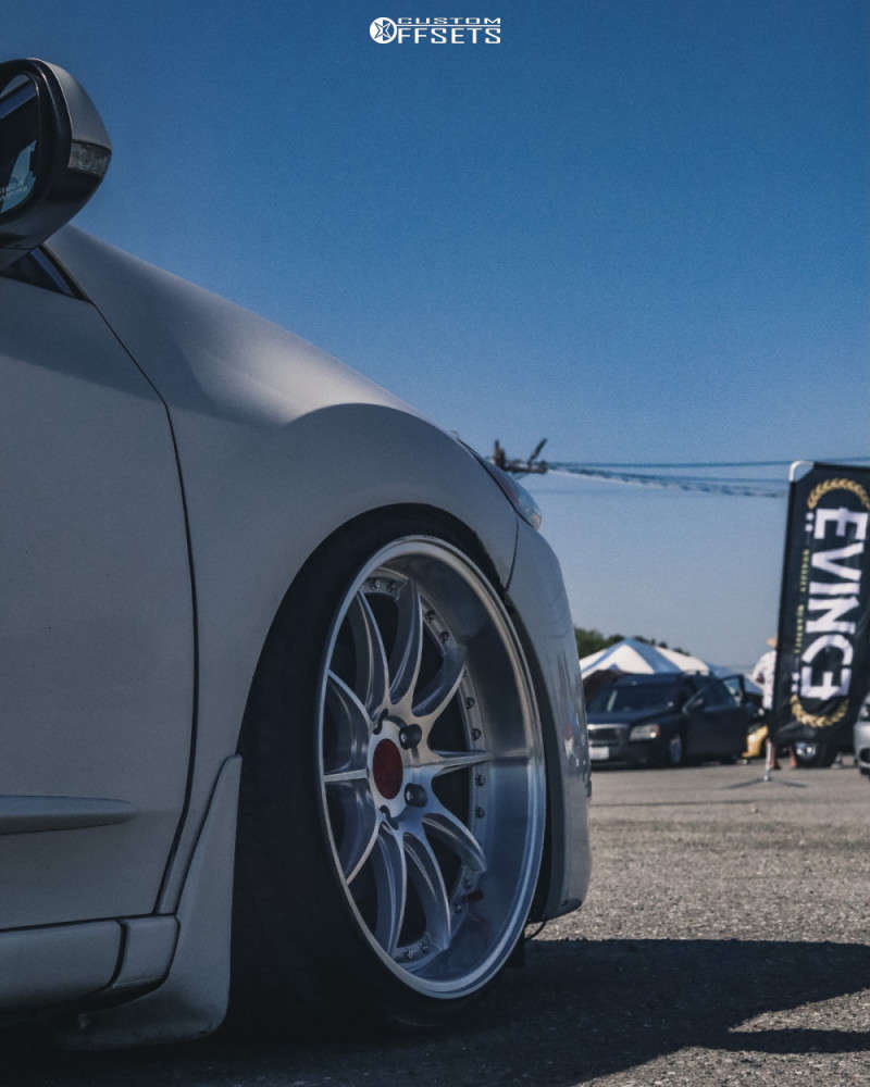 2011 Acura TSX with 19x9.5 22 Aodhan Ds07 and 215/35R19 Delinte D7 ...