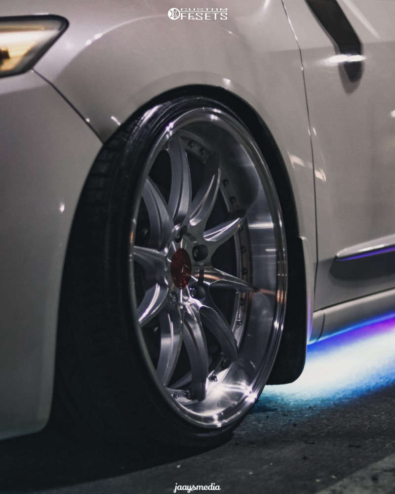 2011 Acura TSX with 19x9.5 22 Aodhan Ds07 and 215/35R19 Delinte D7 ...