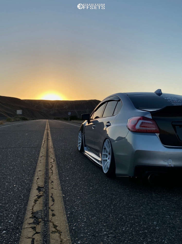 2019 Subaru WRX with 18x9.5 22 ESR Cs8 and 225/35R18 Federal SS595 and ...