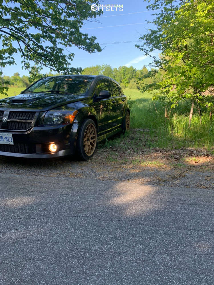2009 Dodge Caliber Wheel Offset Flush Stock | 1751042 | Custom Offsets