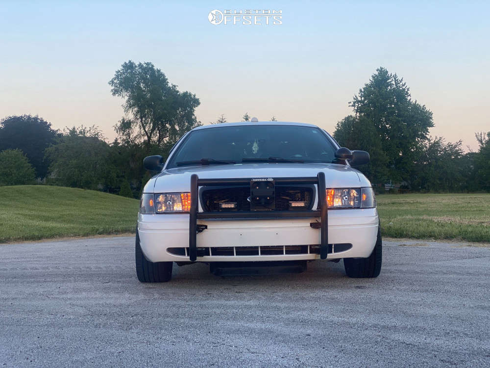 2011 Ford Crown Victoria with 18x8.5 35 XXR 571 and 245/40R18 Nankang ...