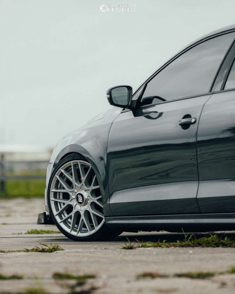 2015 Volkswagen Jetta with 18x8.5 35 Rotiform Rse and 215/35R18 Fullway ...