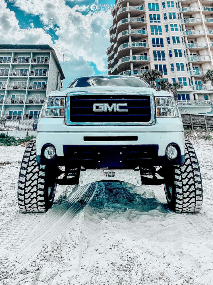 2011 GMC Sierra 1500 with 24x14 -73 American Force Spirit Ss and 35/15 ...