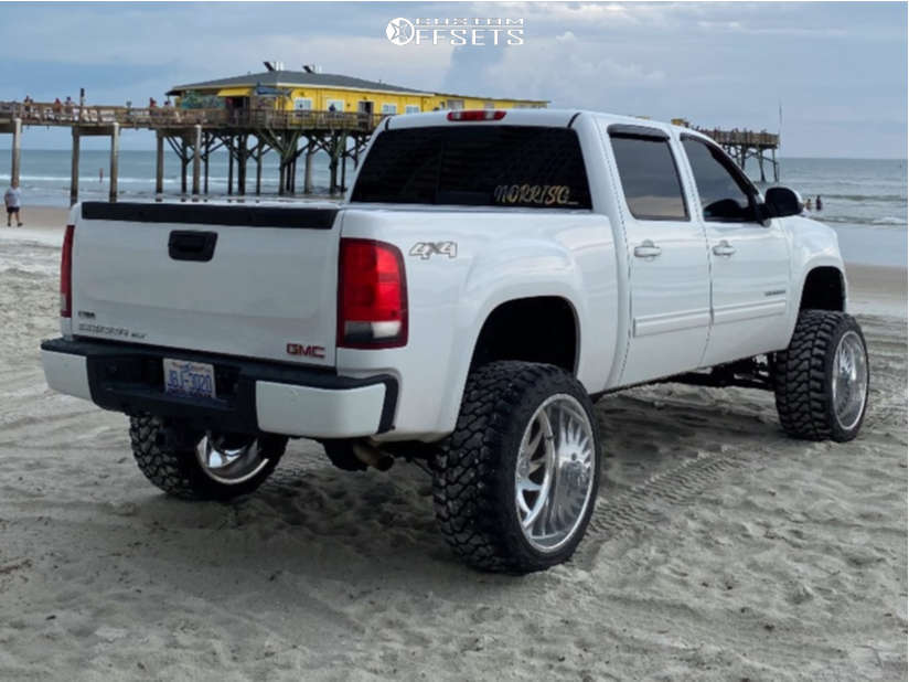 2011 GMC Sierra 1500 with 24x14 -73 American Force Spirit Ss and 35/15 ...