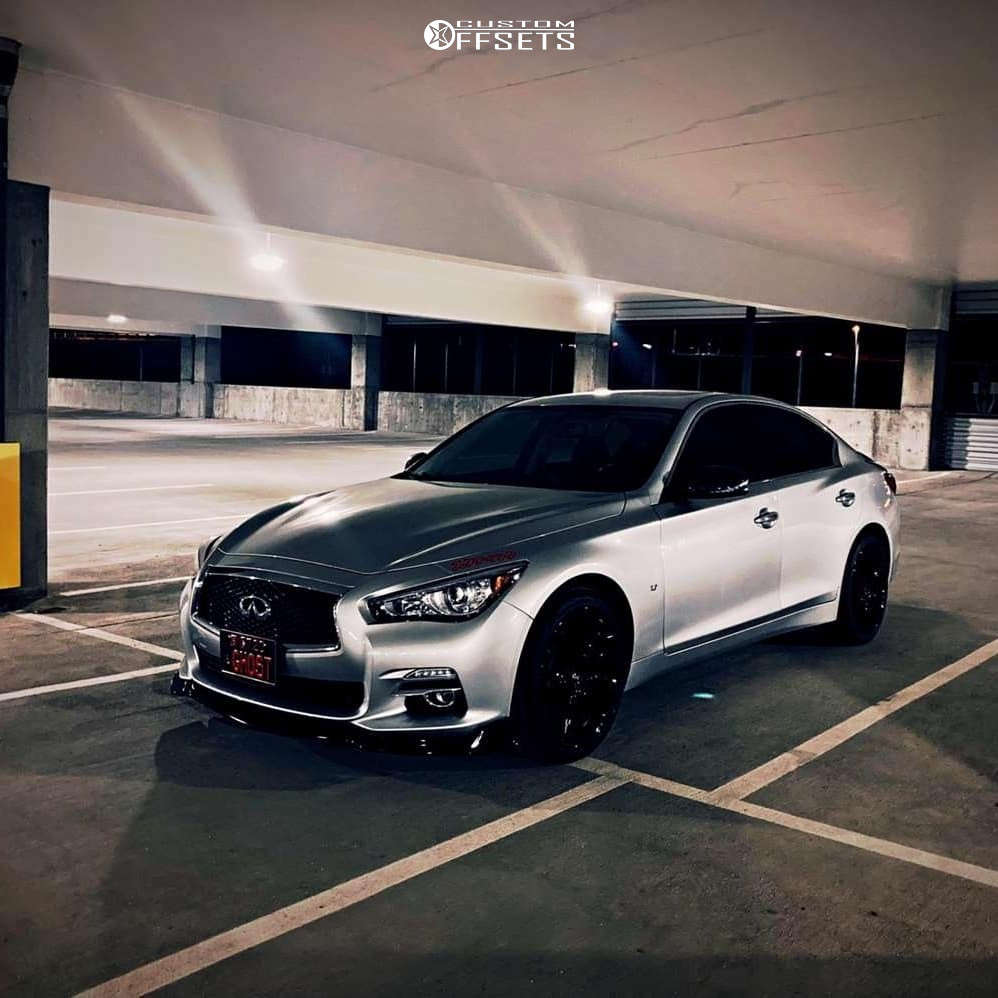 2014 INFINITI Q50 with 19x8.5 35 Niche M223 and 245/40R19 Falken Pro G5 ...