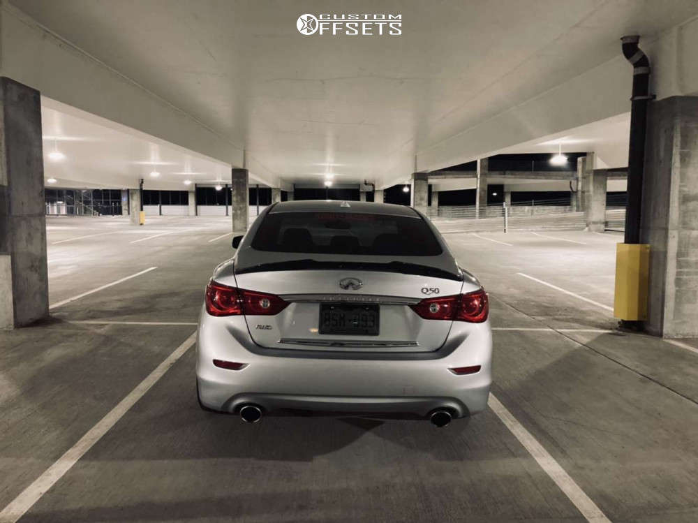 2014 INFINITI Q50 with 19x8.5 35 Niche M223 and 245/40R19 Falken Pro G5 ...