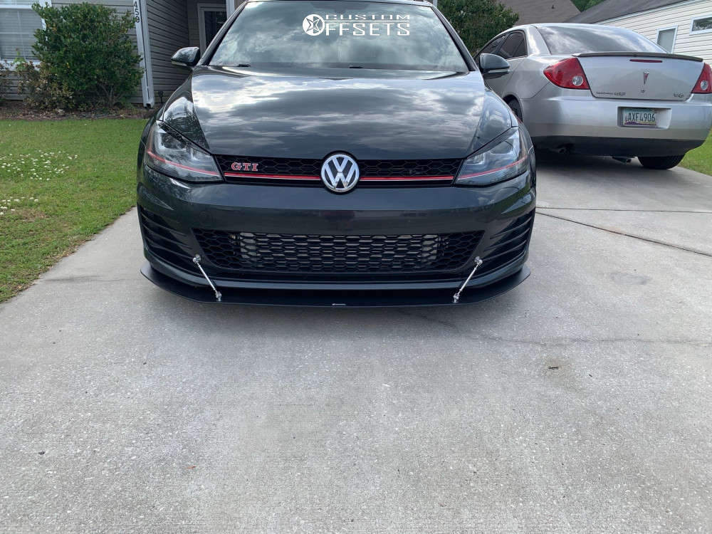 2016 Volkswagen GTI with 18x8.5 45 Konig Hypergram and 235/40R18 ...