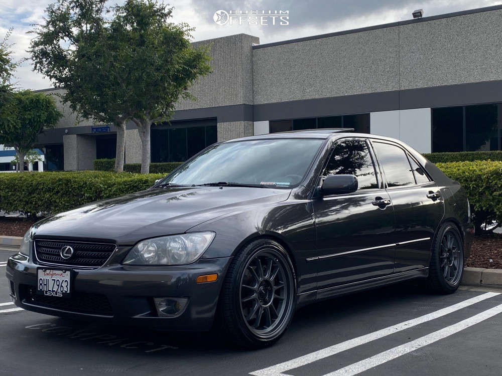 2004 Lexus IS300 with 18x8.5 35 Konig Hypergram and 225/40R18 Lionhart Lh-503 and Coilovers ...