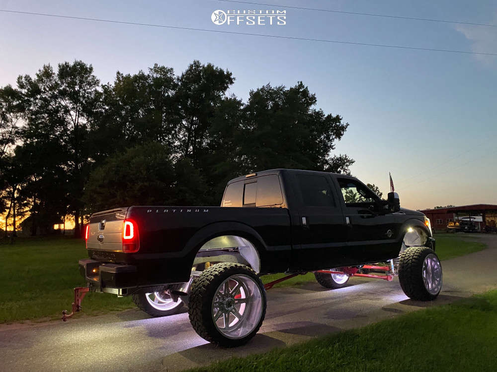 2015 Ford F-250 Super Duty with 26x16 -101 KG1 Forged COMPASS and 37/14 ...
