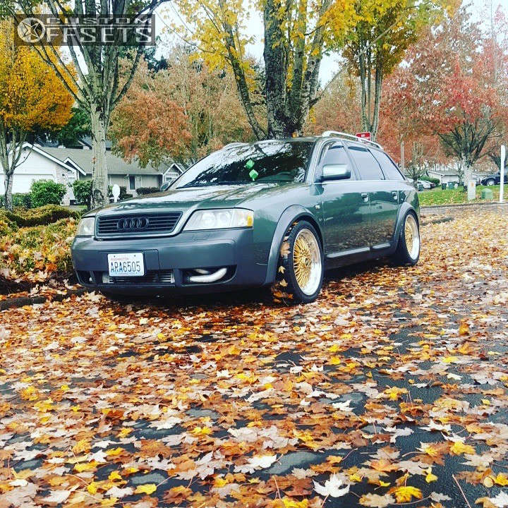 2003 Audi Allroad Quattro with 18x8 30 STR 606 and 245/40R18 Accelera ...