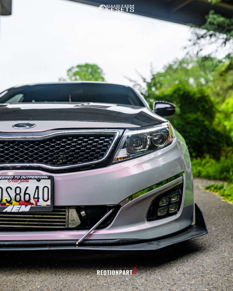 2015 Kia Optima with 18x10 24 ESR Cs15 and 225/40R18 Ohtsu Fp8000 and ...