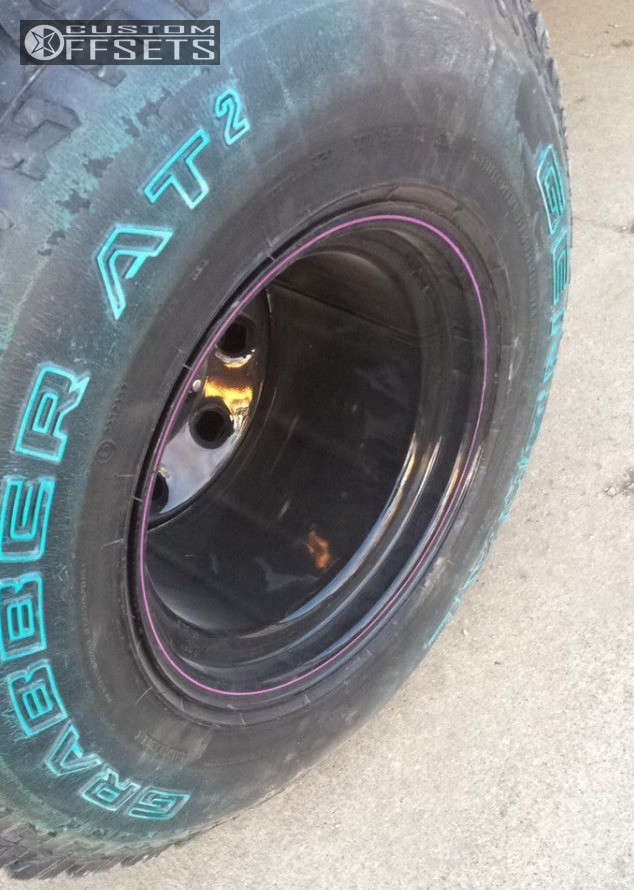 1998 Jeep Cherokee with 15x14 -88 Bart Wheels Super Trucker and 33/12 ...