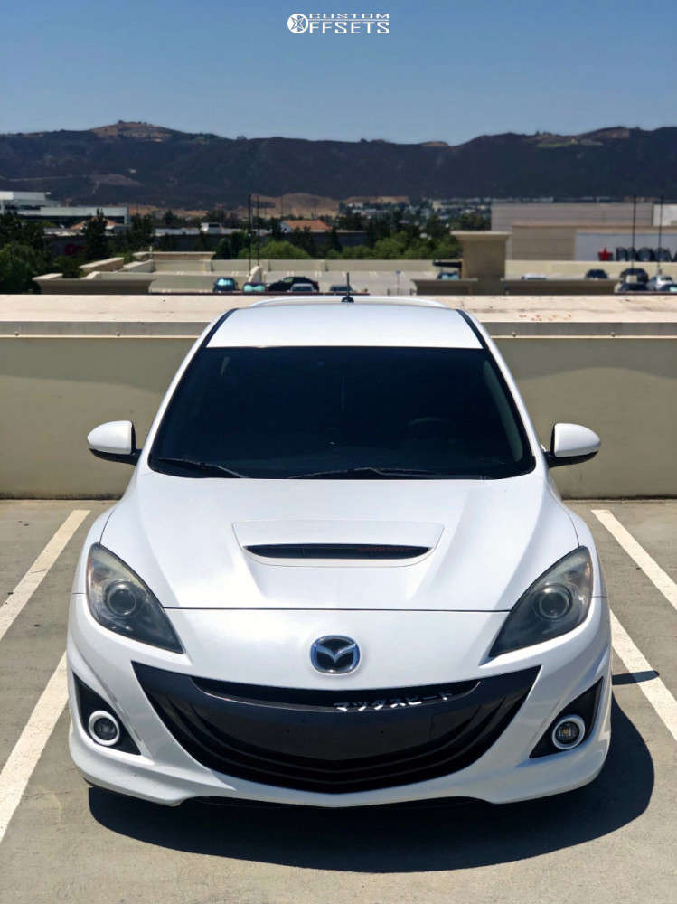 2012 Mazda MazdaSpeed3 with 18x7.5 50 Volk Ce28n and 225/40R18 Falken ...
