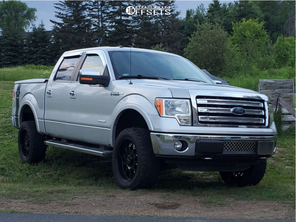 2013 Ford F-150 with 18x8.5 -0 Mayhem Tripwire and 31/8.5R18 BFGoodrich All Terrain Ta Ko2 and ...